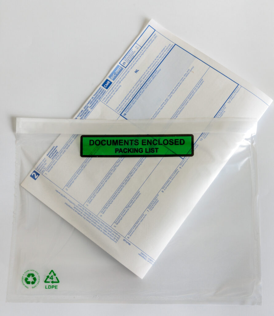 Paklijst envelop Doc. Encl. + Packing List | 225 x 165 mm (A5 ...